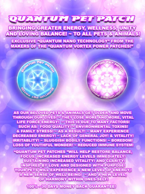 Quantum Pet Patches | Inner Soul Tech