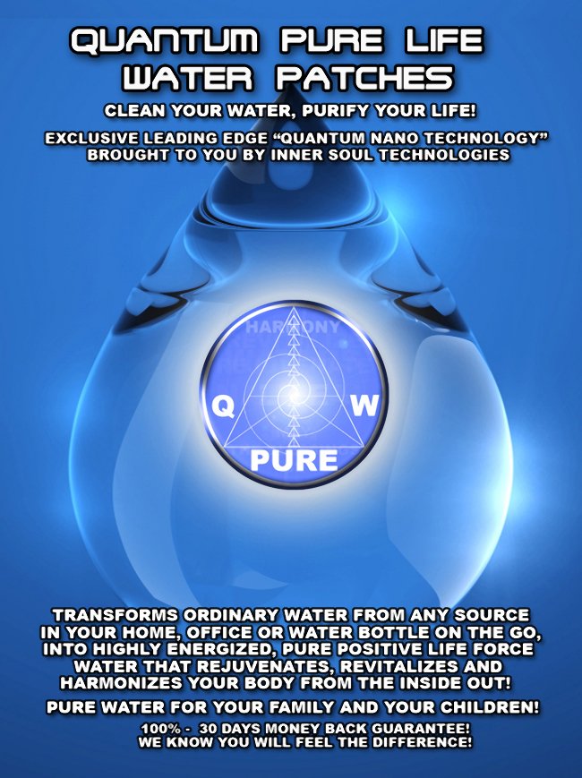 Quantum Pure Life Water Patches Inner Soul Tech